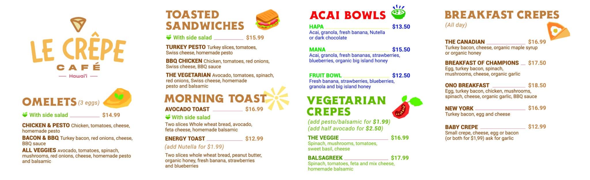 Crepes Near Me - Pancakes Near Me - Coffee, Breakfast, Smoothies - Le ...